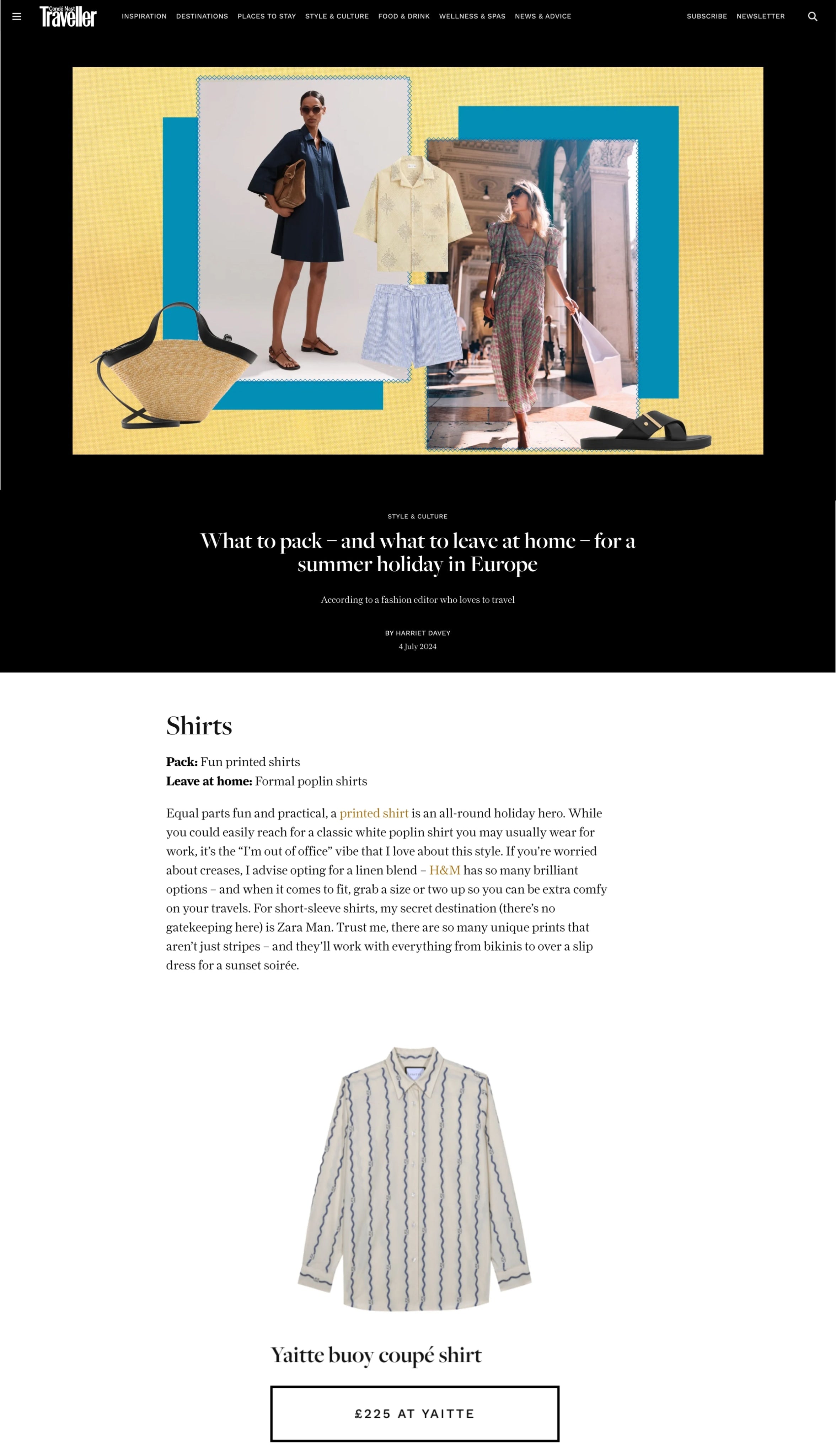 Condé Nast Traveller – Yaitte