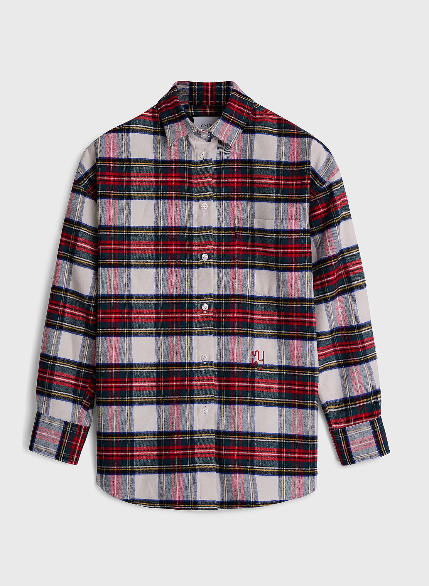 BRAEMAR - Oversized Festive Plaid Flannel Shirt – Yaitte